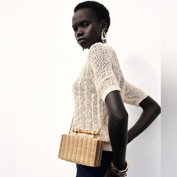 Zara | Bags | Zara Woven Box Bag | Poshmark